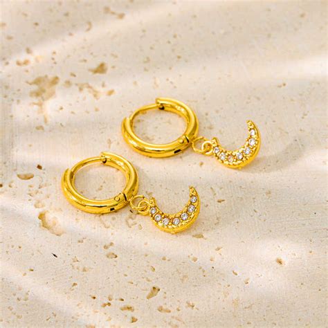 Micci New Arrival Vintage Trendy 18k Gold Plated Stainless Steel Star