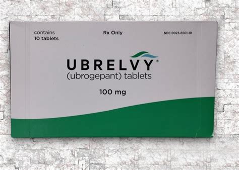 Ubrelvy Ubrogepant 100mg 10 Tabletas