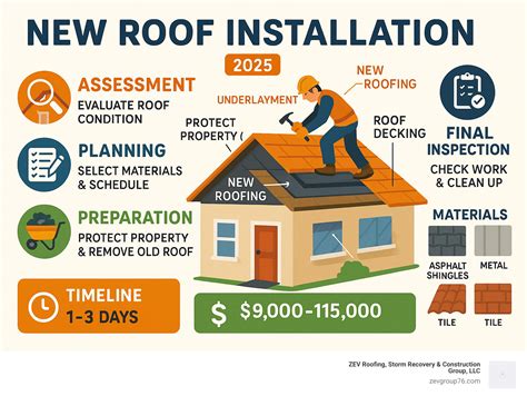 New Roof Installation Easy 4 Step Guide