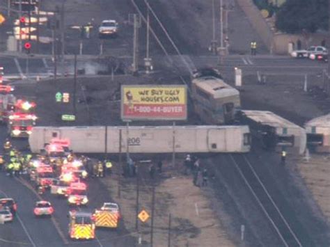 Metrolink Train Crash Derailment Near Los Angeles Leaves Multiple