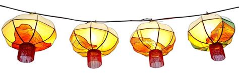 String Of Chinese Lanterns Premium Ai Generated Image