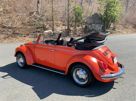 1971 Vw Karmann Super Beetle Convertible Flat Windshield Super
