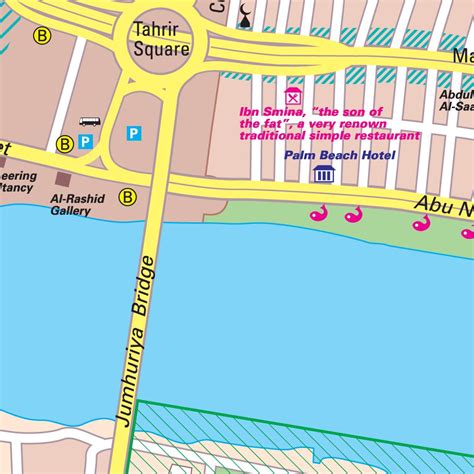 Thematic Map Baghdad Downtown