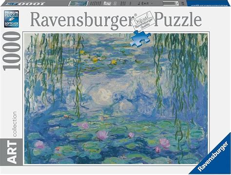 Ravensburger Puzzle Monet Waterlilies 1000 Pezzi Puzzle Arte Per