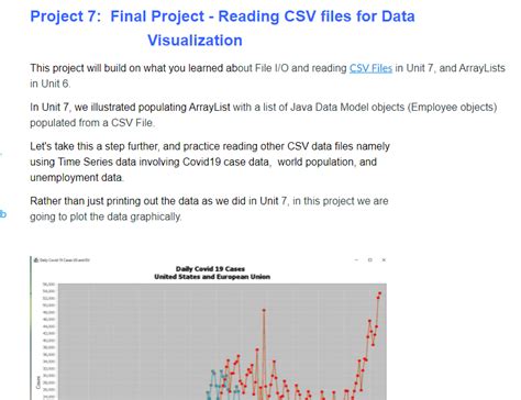 Project Final Project Reading CSV Files For Data Chegg Chegg
