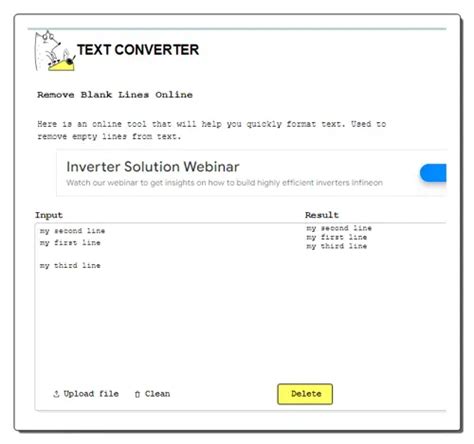 10 Best Free Remove Empty Lines Online Services