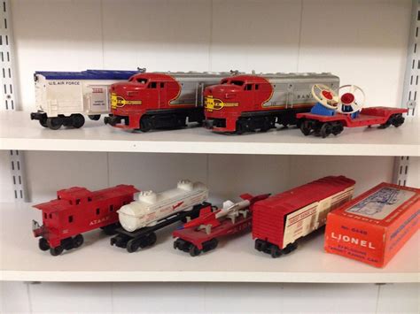 8 Unit 1960s Postwar Lionel Train Militaryspace Set C5 C6 Nr