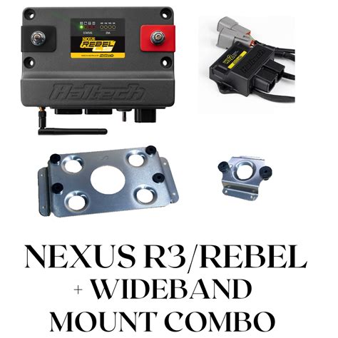 Haltech R3 Rebel Ecu Mounting Bracket And Wb Mount Combo Circuitworxs
