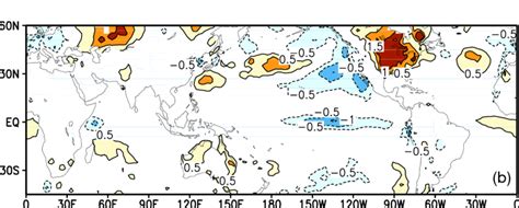 A Climatology Of Jja Surface Air Temperature • C 1977 2003 B