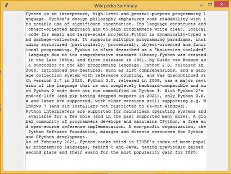 Extract Wikipedia Data In Python