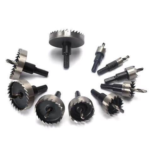 12 60mm Hole Saw Cutter Hole Opener Hss Core Drill Bits For Woodworking And Metal Cutting Tools