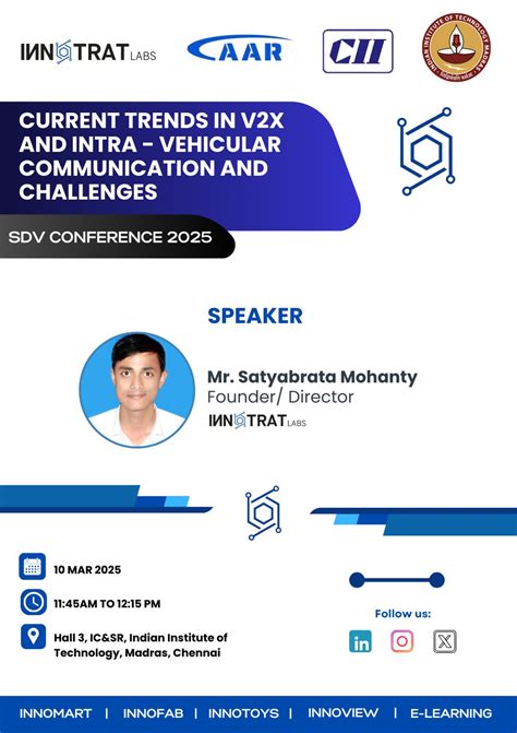 Sdvconclave2025 V2x Connectedcars Innotratlabs Iitmadras Automotivetech Innotrat Labs