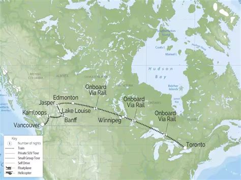 Canadian Trails Toronto To Vancouver Canada Rail Vacations
