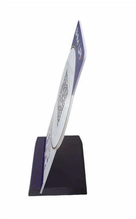 Table Top Acrylic Qr Code Standee For Advertisement At ₹ 100piece In Ghaziabad