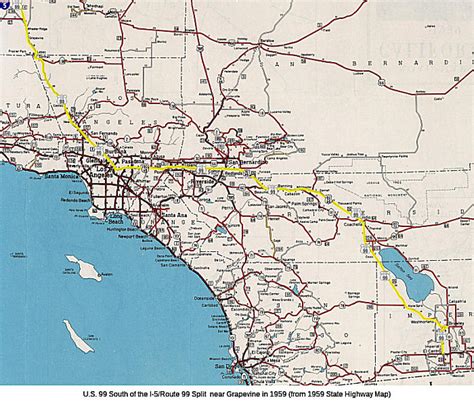 Highway 99 Map