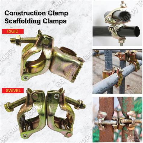 Scaffolding Clamps Construction Clamp Rigid Swivel Rotatable Connector Staging Platform Gi Scaffolding Clamps Construction Clamp Rigid Swivel Rotatable Connector Staging Platform Gi