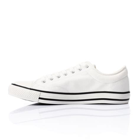 Activ Mens Canvas Shoes White Activ