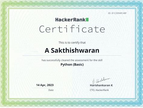 A Sakthishwaran On Linkedin Connections Python Hackerrank Basic