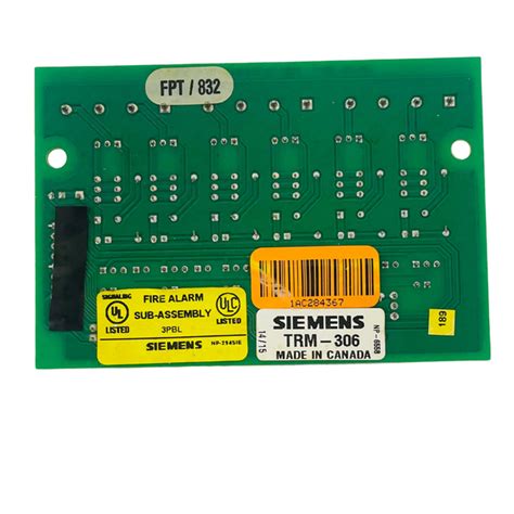 Siemens Trm 306 Relay Adder Module 500 837022 We Sell Stocks