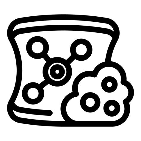 Decentralized Server Generating Digital Data Storing It On Cloud In Outline Style 55190158