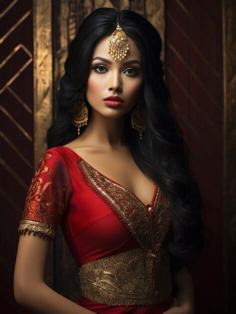 Premium Ai Image Beautiful Asian Woman In Traditional Thai Costume