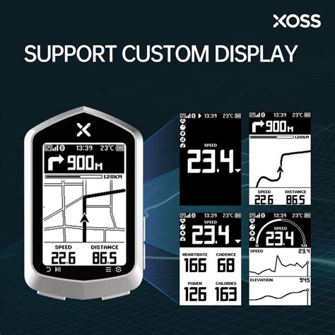 Xoss Nav Plus Bike Computer Wireless Cycling Gps Speedometer Map Navig