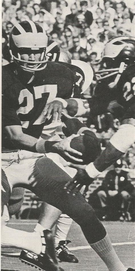 Qb 27 Don Moorehead Hands Off To Rb 22 Glenn Doughty In 1969 The South Haven Mi Native Ran