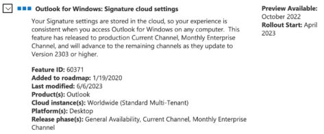 Outlook Signatures And Roaming Troubles Office Watch