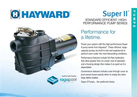 Jual Hayward Super Ii Pump Pompa Dengan Performa Tinggi