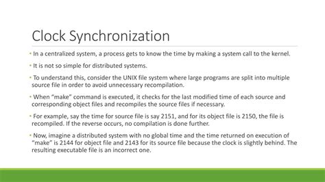 Ppt Clock Synchronization Powerpoint Presentation Free Download Id