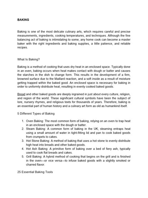 Baking Pdf Breads Baking Powder