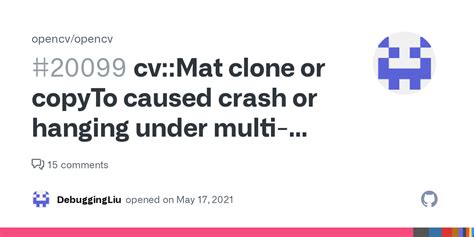 cv mat clone or copyto caused crash or hanging under multi threads contexts even use different