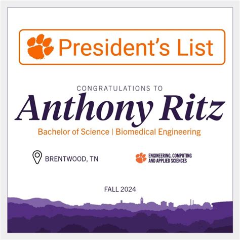 Im Proud To Share That I Earned A Spot On The Presidents List For The Fall 2024 Semester After