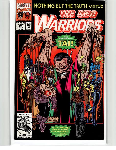 The New Warriors 23 1992 New Warriors Comic Books Modern Age Marvel New Warriors