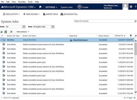 dynamic crm 2013学习笔记（四十一）流程4 异步工作流（workflow）用法图解 疯吻it 博客园