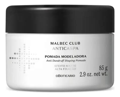 O Boticário Pomada Gel Fixador De Cabelo Malbec 85g Club Mercadolivre