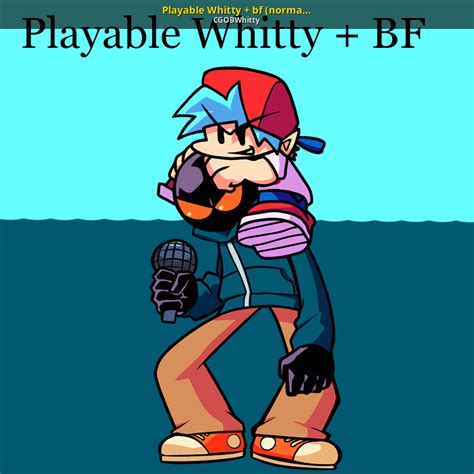 Playable Whitty Bf Normal Version Mod For Friday Night Funkin