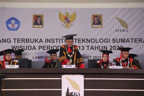 Wisuda 583 Lulusan Sarjana Rektor Harap Alumni Itera Berdaya Saing