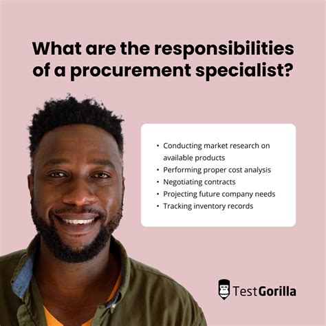Overseas Procurement Specialist Job Description Skills And Responsibilities