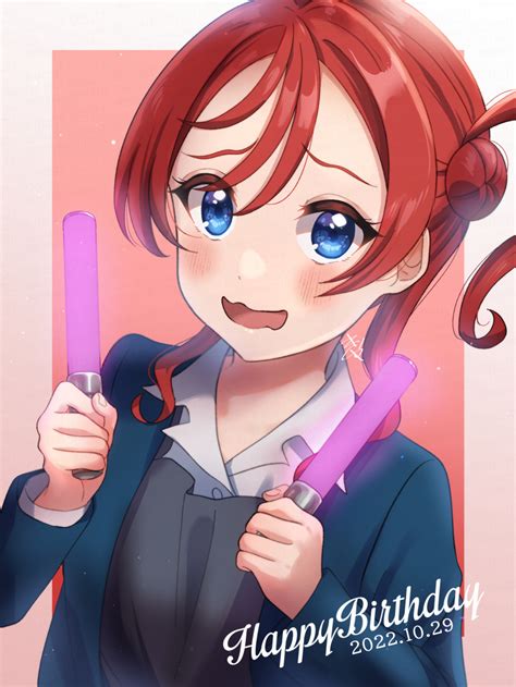 Safebooru 1girl Absurdres Bangs Birthday Blue Eyes Blush Commentary