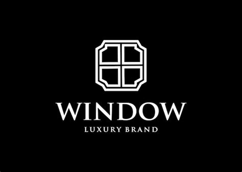 Premium Vector Window Logo Design Template Building Symbol