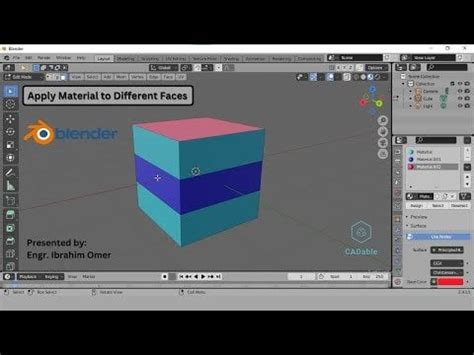How To Create New Material In Blender How To Apply Material To