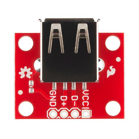 SparkFun USB Type A Female Breakout BOB SparkFun Electronics