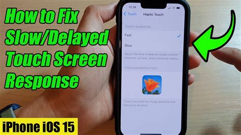 how to fix iphone touchscreen delay or lag