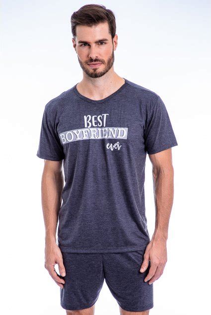 Pijama Masculino Lua Chic Best Boyfriend