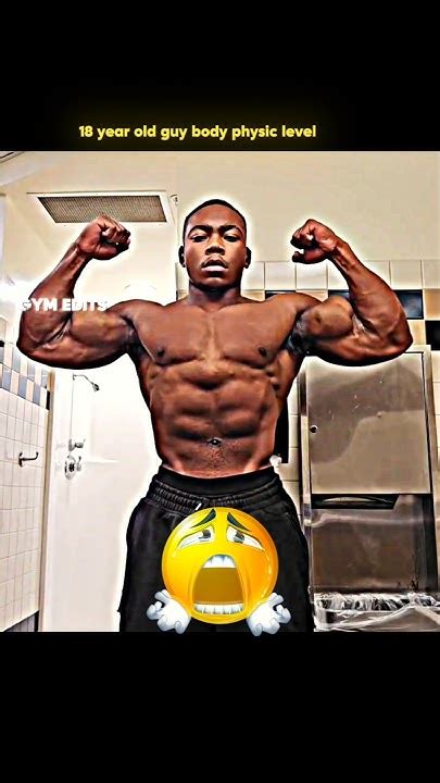 18 Years Old Guy Body Physic Level 💀💪😮 Body Trend Aesthetic Gym