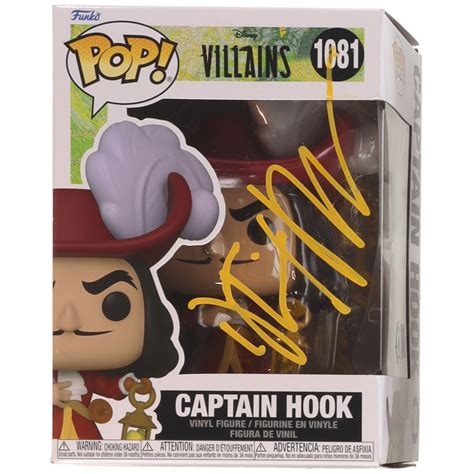 Dustin Hoffman Signed Disney Villains 1081 Captain Hook Funko Pop