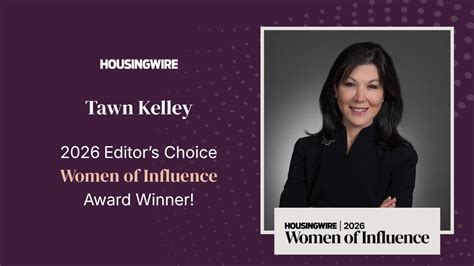 2026 Woman Of Influence Tawn Kelley Housingwire