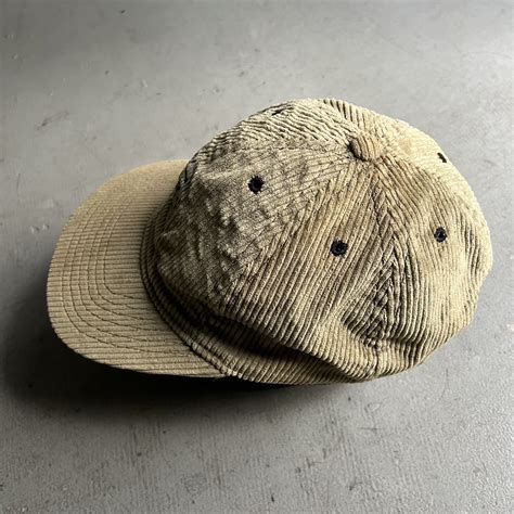 90s Stussy Corduroy 6 Panel Cap Blue Room