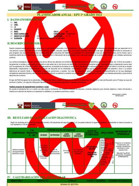 Plananual 2do Eptc Pdf Aprendizaje Evaluación